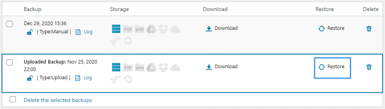 How-to: Transfer Your Site with Backup & Migration Free | WPvivid Plugins Documentation