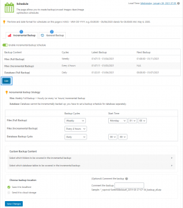 Overview: Schedule | WPvivid Plugins Documentation