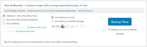 Overview: Backup & Restore | WPvivid Plugins Documentation