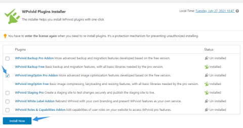 How-to: Install Image Optimization Pro in WordPress | WPvivid Plugins Documentation