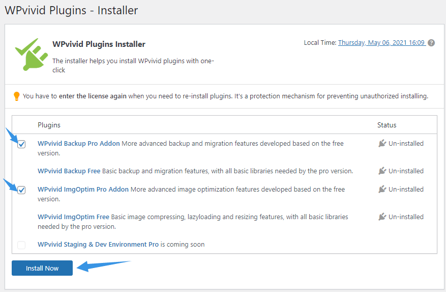 How To Install Image Optimization Pro In Wordpress Wpvivid Plugins Documentation
