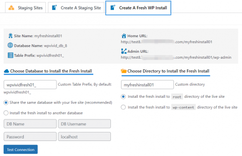How-to: Create A Fresh WordPress Install with Staging & Dev Environment Pro | WPvivid Plugins ...