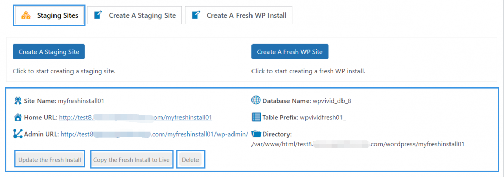 How-to: Create A Fresh WordPress Install with Staging & Dev Environment Pro | WPvivid Plugins ...