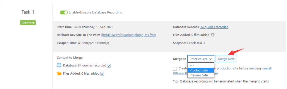 WPvivid Database Merging Overview | WPvivid Plugins Documentation