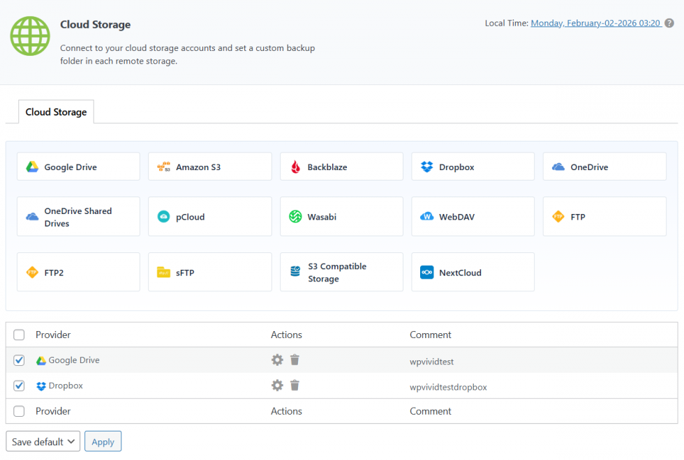 Remote Storage Overview (Pro) | WPvivid Plugins Documentation
